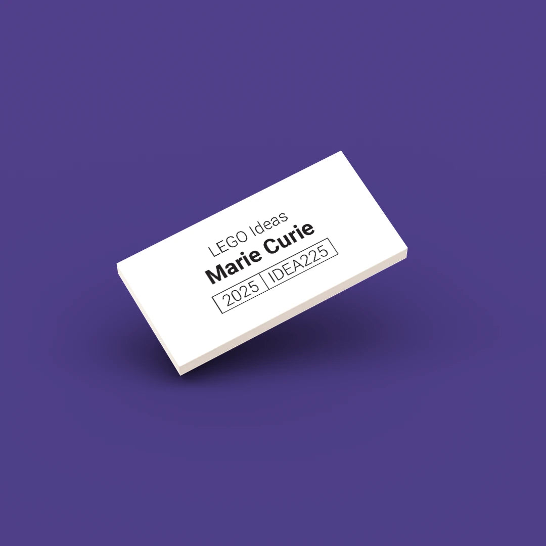 Identification tag for LEGO minifigure Marie Curie - idea225 – Minifig ...