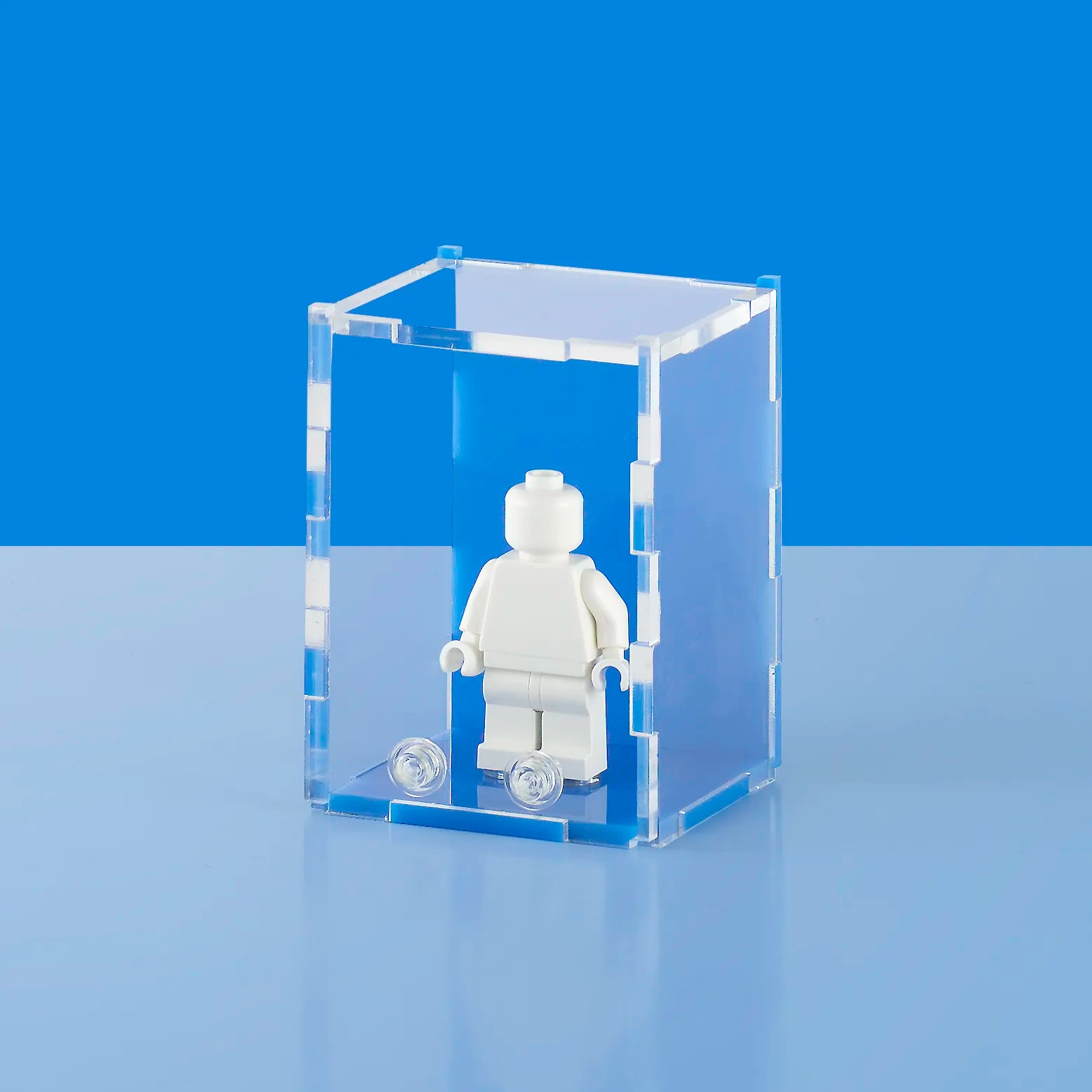 Light Blue LEGO Minifigure Display Case – Minifig Archive