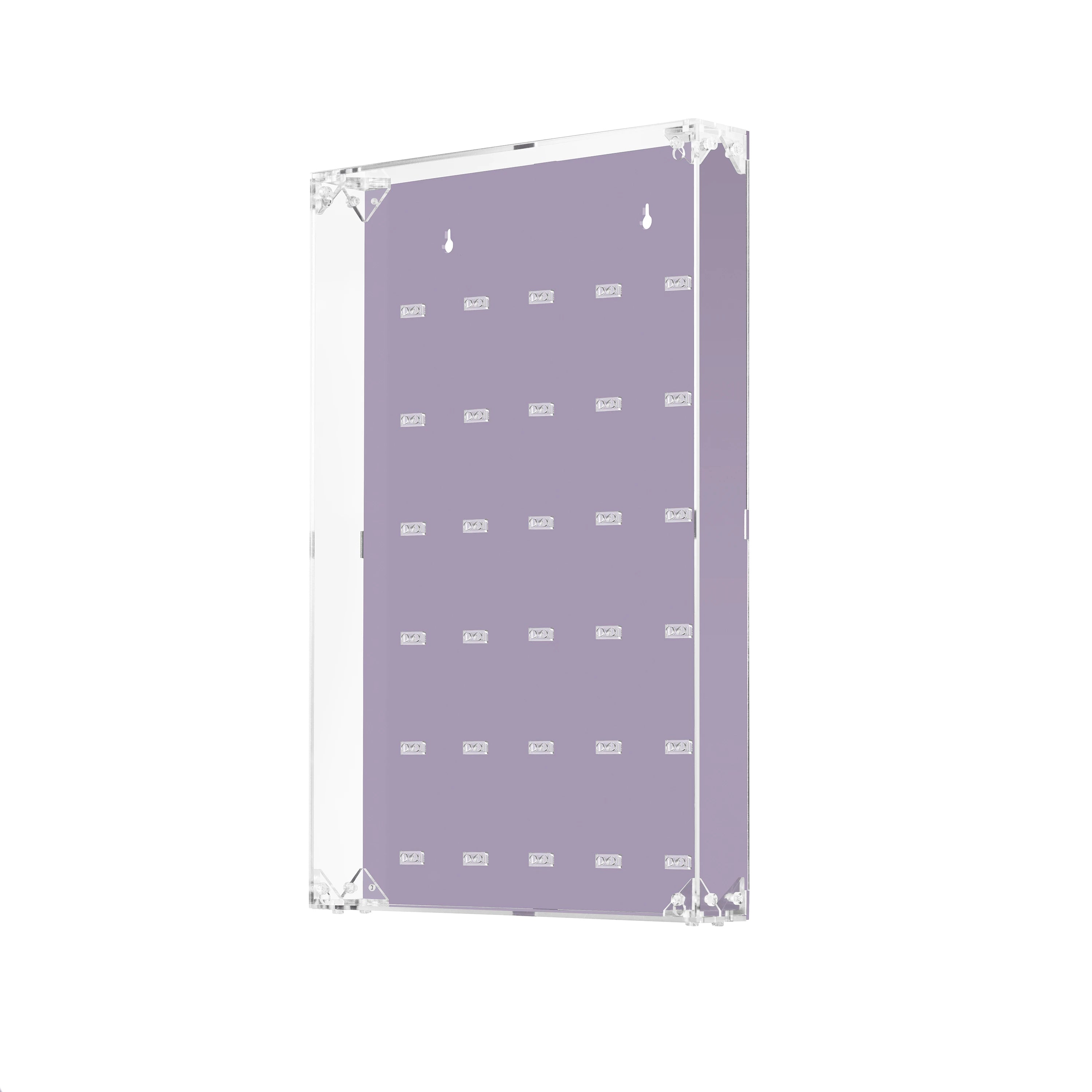 Purple Fog Matte LEGO Minifigure Wall Display Case – Minifig Archive