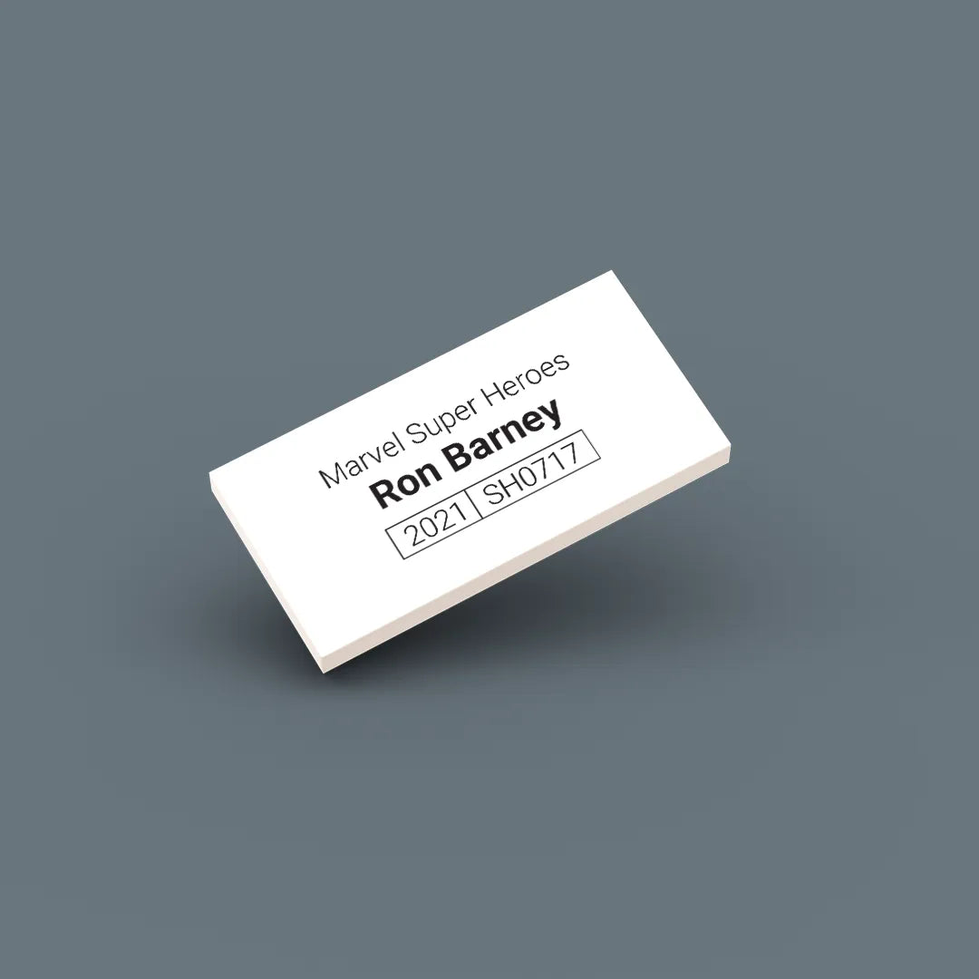 Identification tag for LEGO Minifigure Ron Barney - sh0717 – Minifig ...